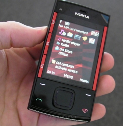 EAT YOUR WAY TO THE TOP: Price of NOKIA X3 MOBILE PHONE